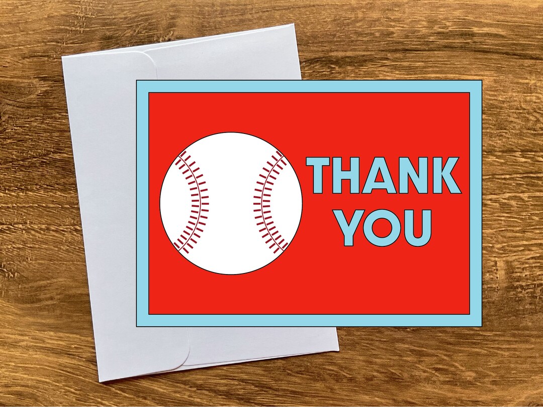 Baseball Coach Thank You Printable Digital Download Card. Digital ...