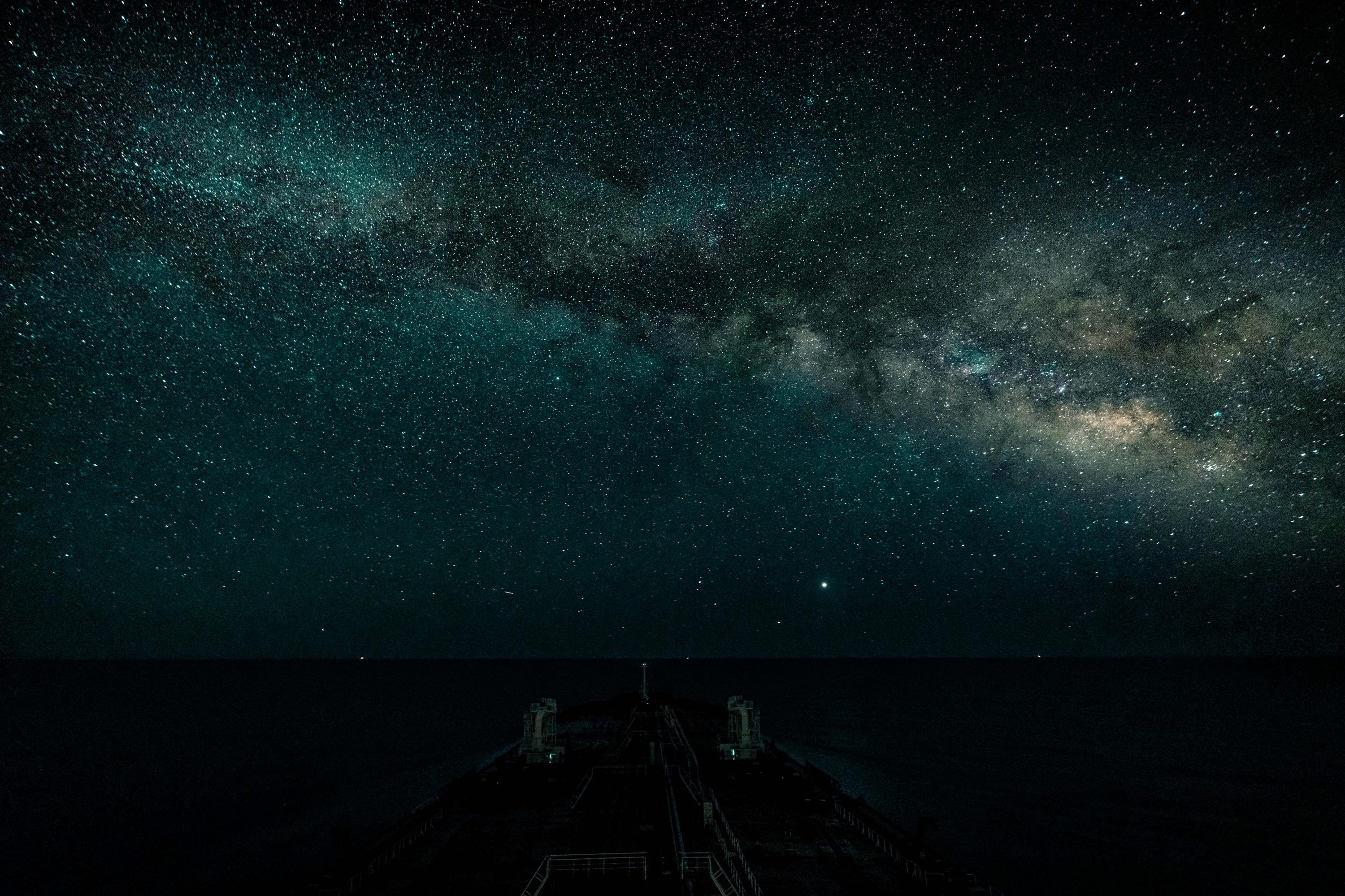 Digital Download: Stunning Milky Way Galaxy Over the Ocean – High ...