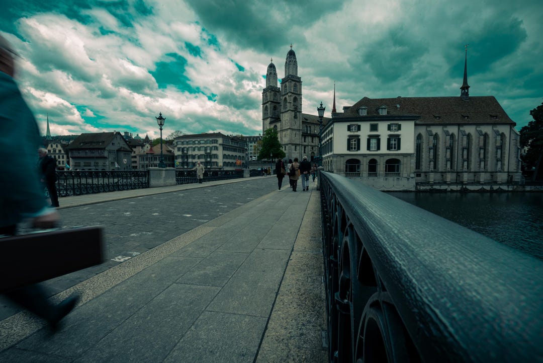 Zurich Cityscape Photo: Swiss Architecture Wall Art (digital Download ...