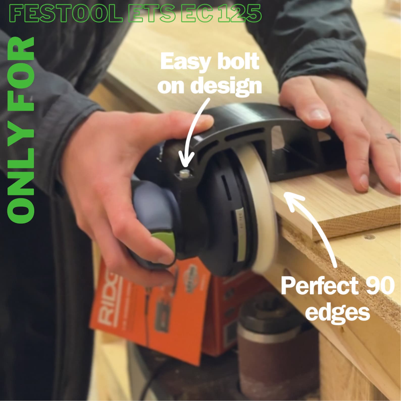 Edge Sanding Guide Xact90 for Festool ETS EC 125 Sander - Etsy