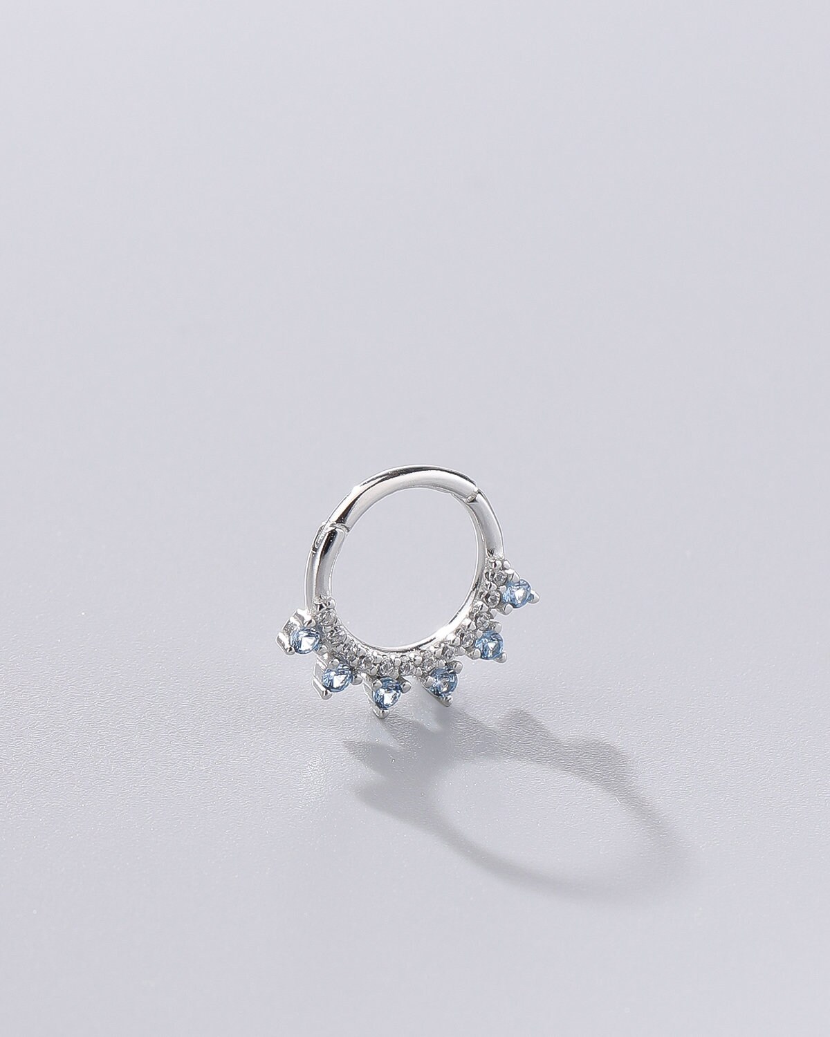 Diamond Nose Ring Hoop-nose Ring Gold-silver Nose Ring gold Stud ...