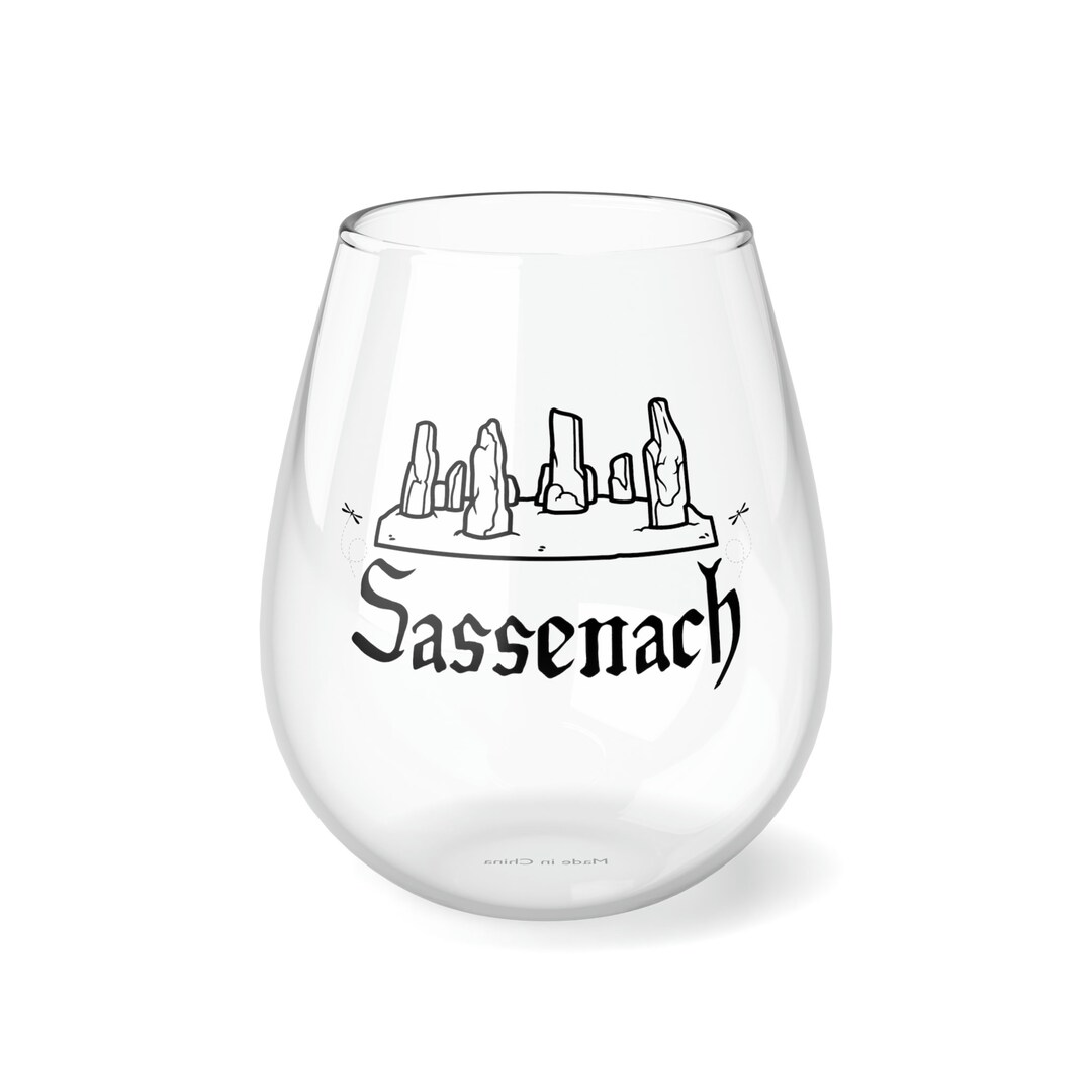 Sassenach Stemless Wine Glass | Sassenach Wine Glass | Outlander Gifts ...