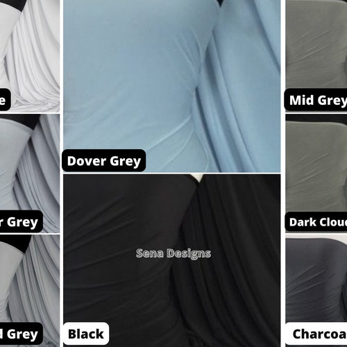Soft Touch Dressmaking Stretch Elastane Jersey Fabric Q36 by - Etsy