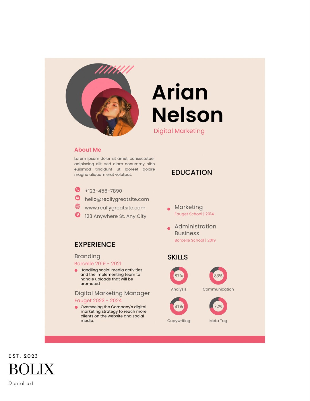 Modern Resume Template |word and Apple Pages Resume, 1-4 Page Resume & Cover Letter Template| CV ...