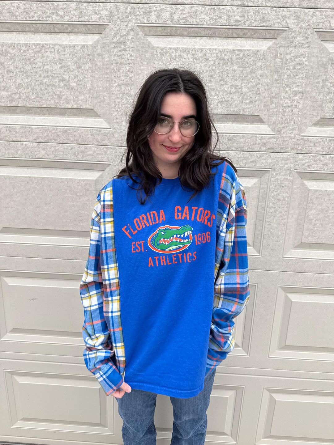 Reworked Florida Gators Flannel T-shirt - Etsy