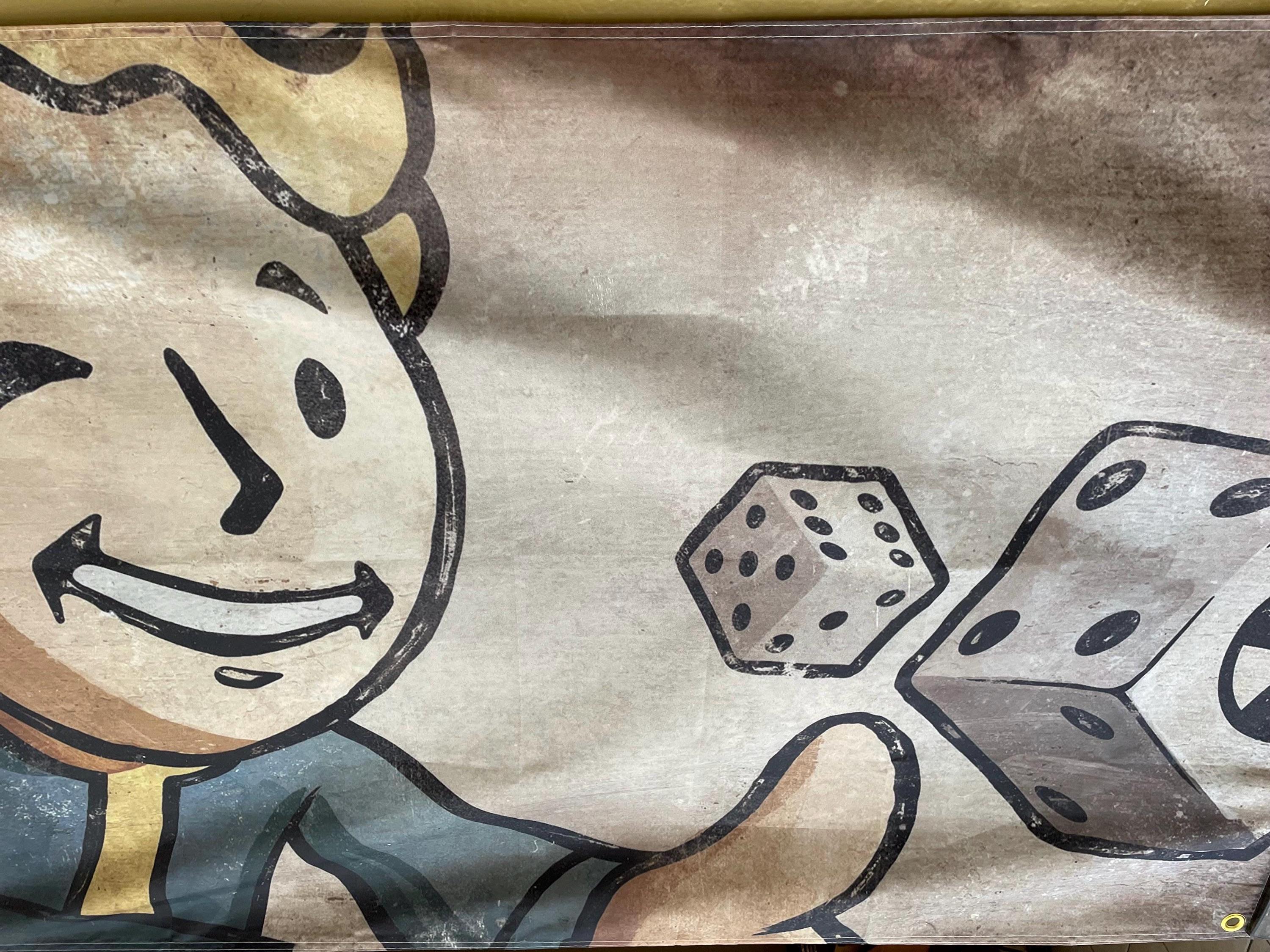 Fallout Pip-boy Nuka Dice 5ft Flag Banner Poster Bethesda 4 New Vegas ...