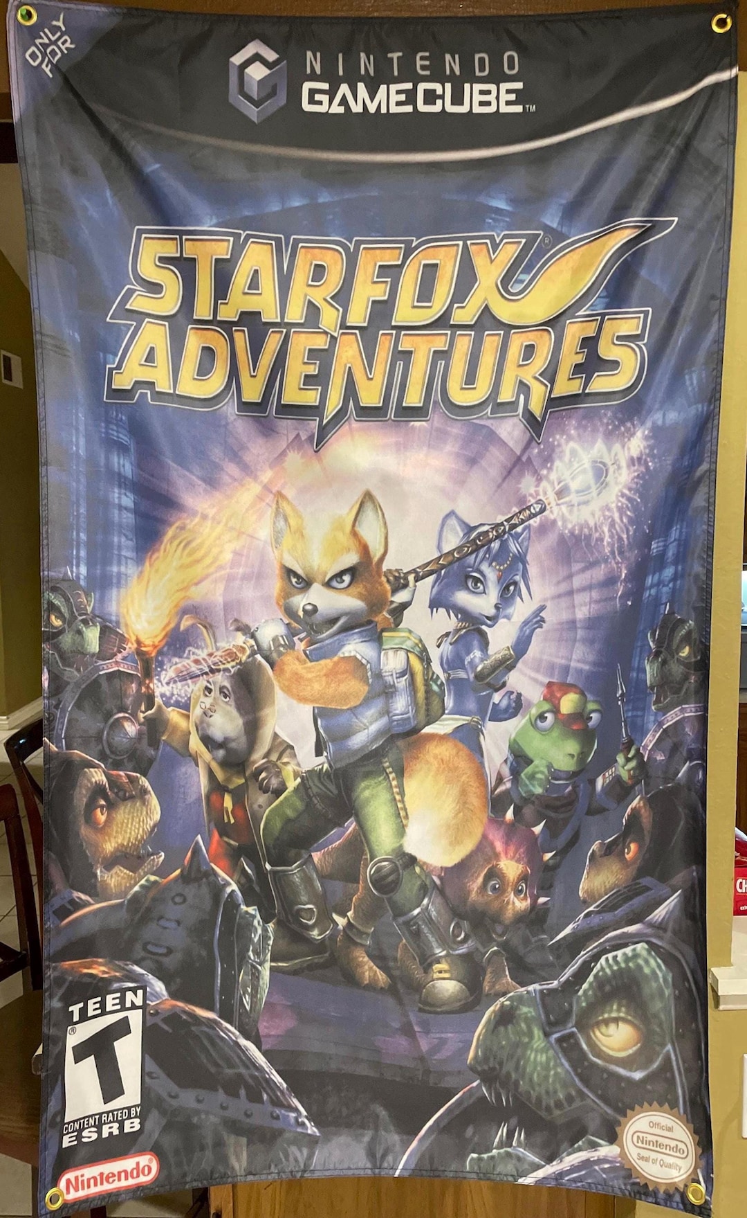 Starfox Adventures 5ft Flag Nintendo Gamecube 2002 Banner Poster - Etsy