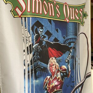 CASTLEVANIA II Simon's Quest 5' Nintendo NES Box Art Flag Poster Konami ...
