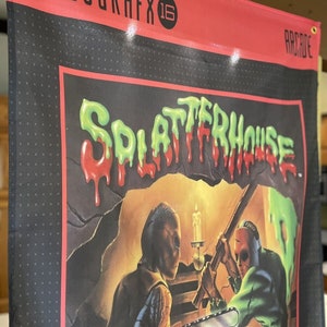 Splatterhouse 5ft Flag Turbografx-16 1988 Poster Banner Arcade NAMCO ...