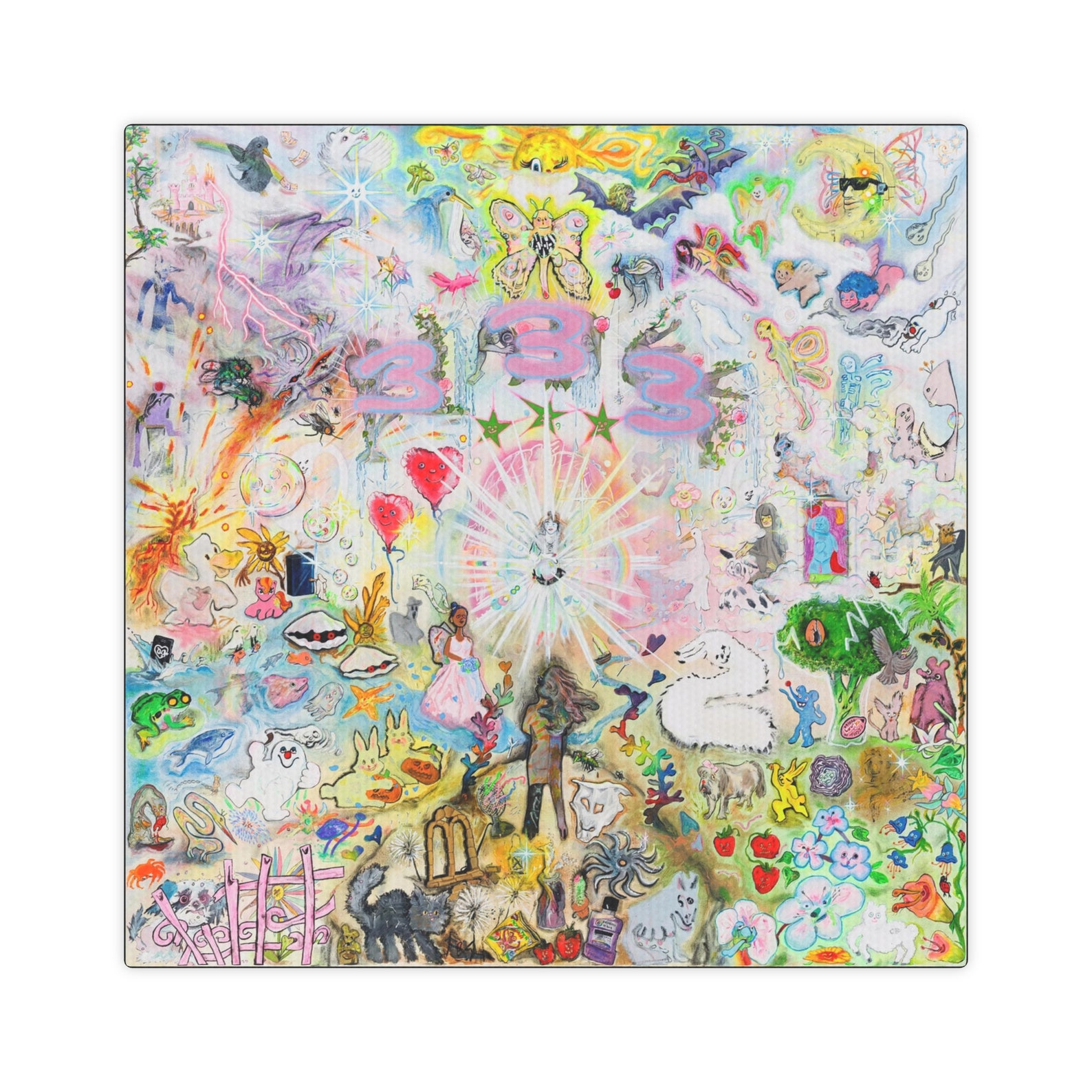 8 X 8 Bladee 333 Canvas Photo Tile - Etsy