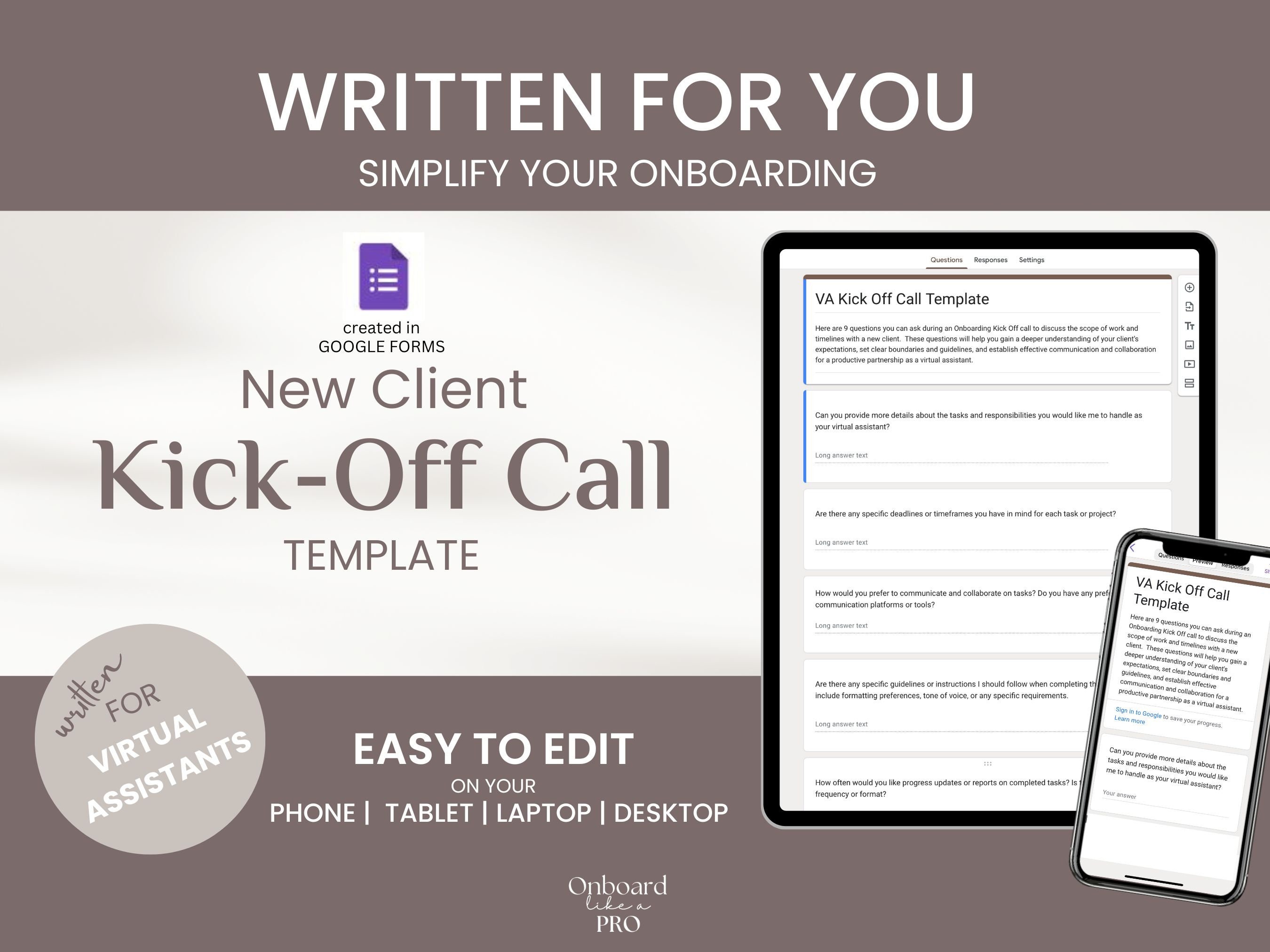Onboarding Template Kick off Call Template Onboarding Process New ...