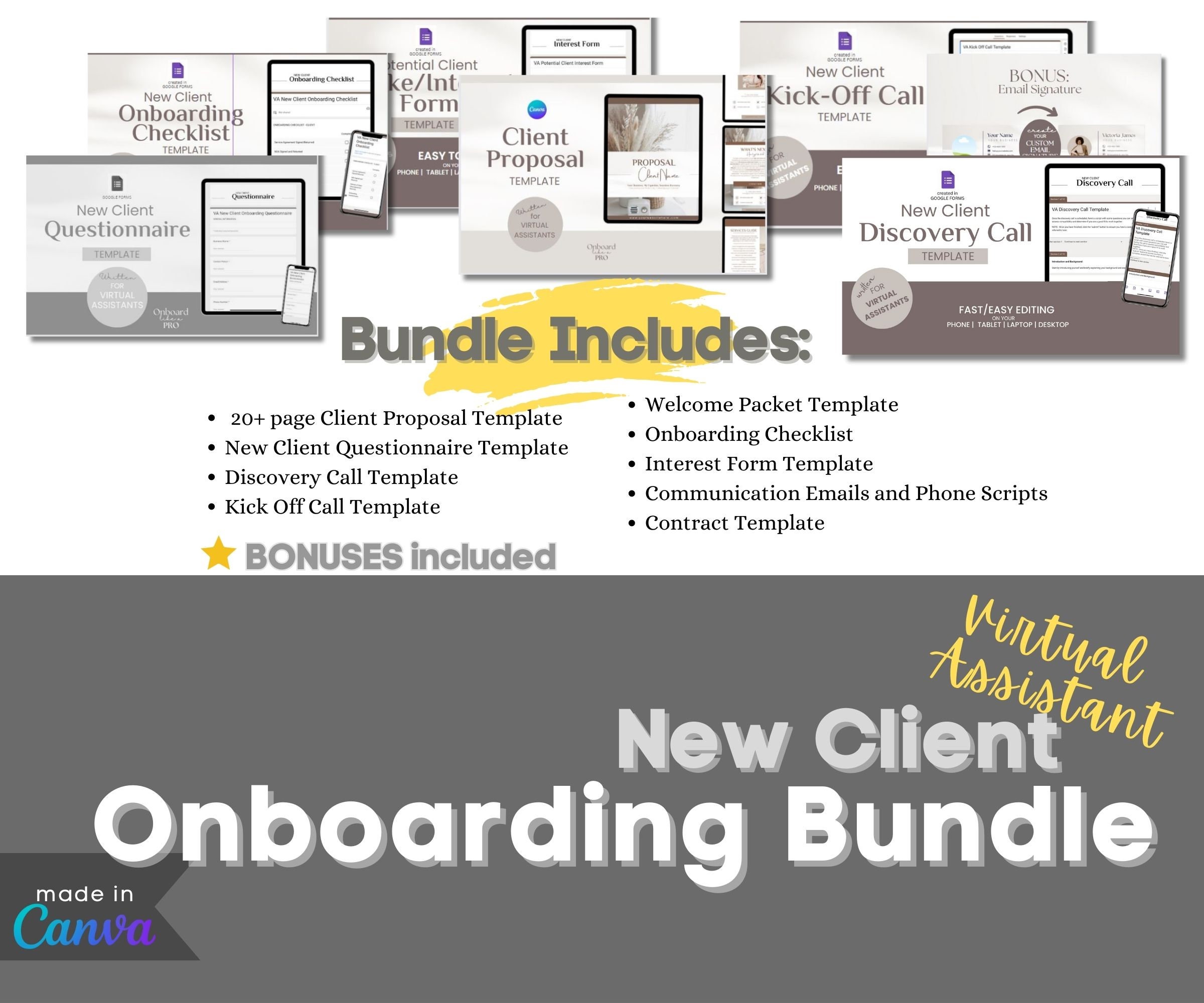 Onboarding Plan Client Onboarding Questionnaire Onboarding Coach ...