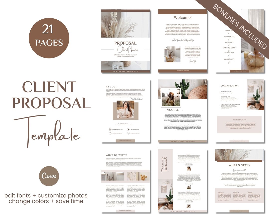 Client Proposal Template for Virtual Assistant Proposal Template ...