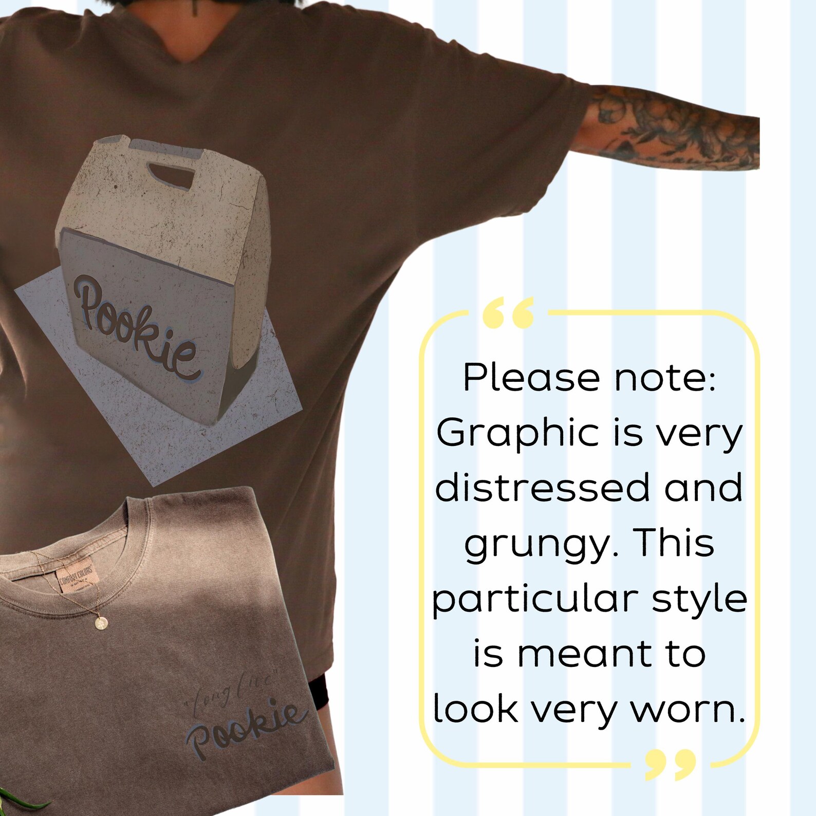 Long Live Pookie With Cooler© - Comfort Colors® Garment-dyed Tee ...