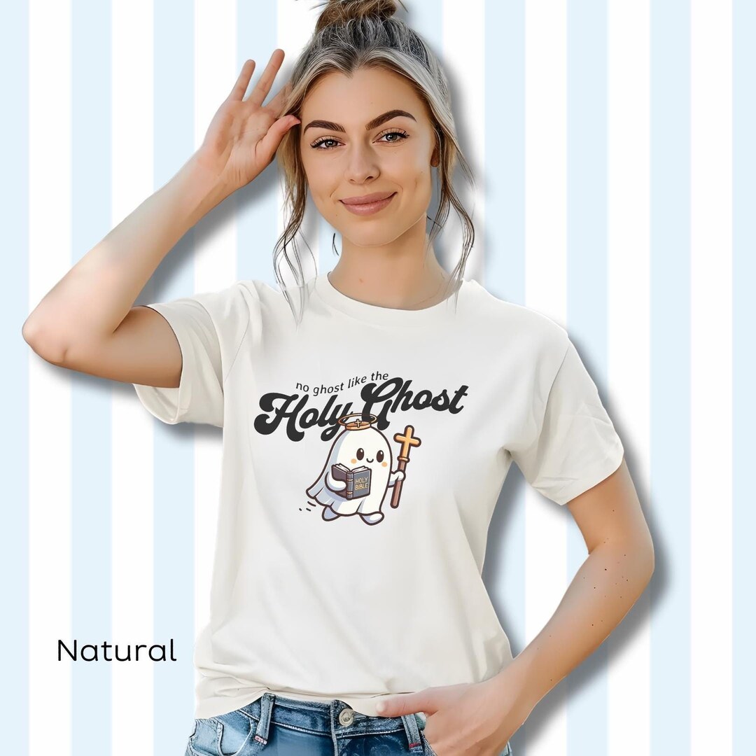 No Ghost Like the Holy Ghost Halloween Shirt - Funny Christian Tee ...