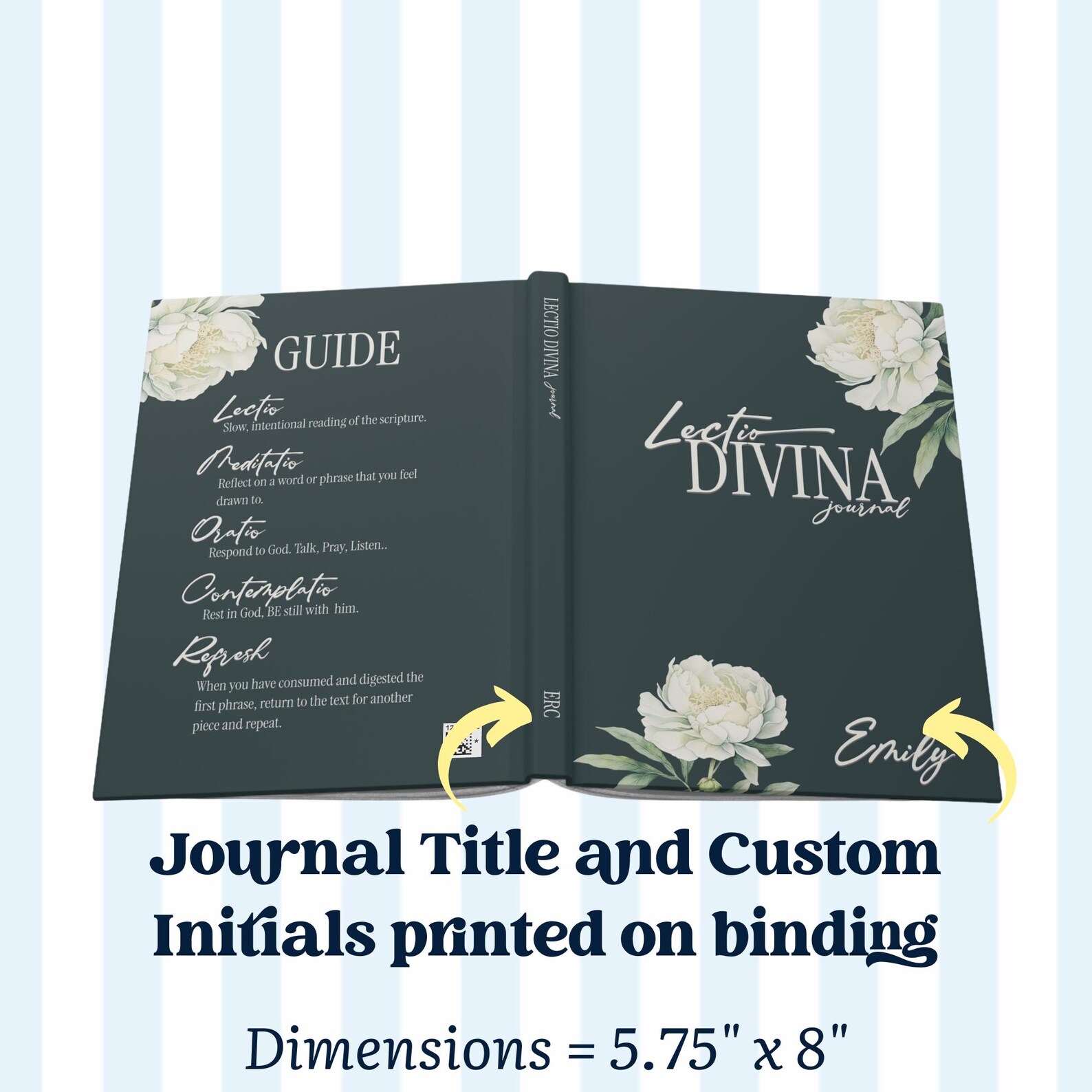 Hardcover Custom Lectio Divina Journal - Personalized Catholic Prayer ...