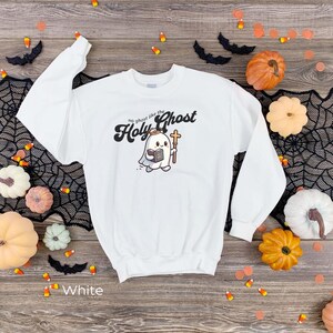No Ghost Like the Holy Ghost Halloween Sweatshirt Funny Christian ...