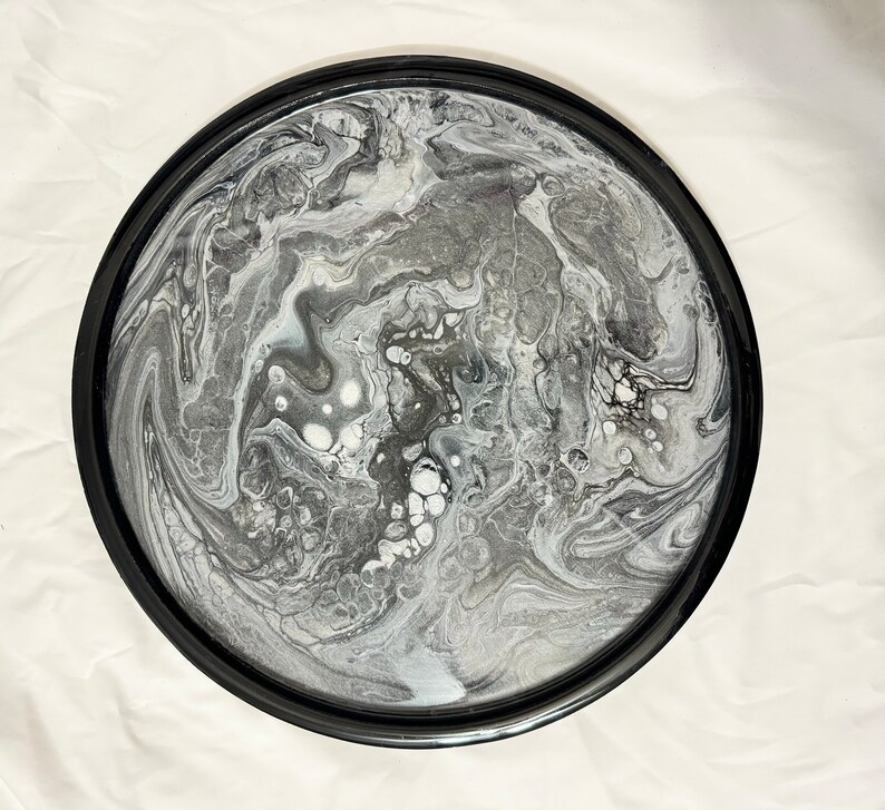 Custom Wood Resin Tray, Art Centerpiece, Handmade Housewarming Gift ...