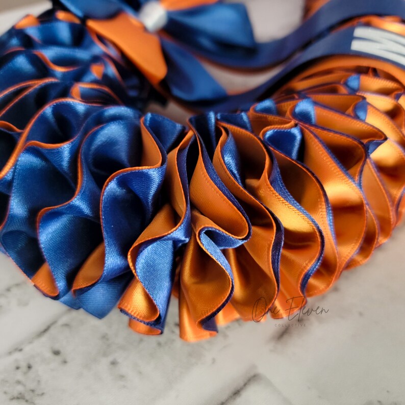 Double-sided Plumeria Lei Satin Ribbon Lei Floral Lei - Etsy