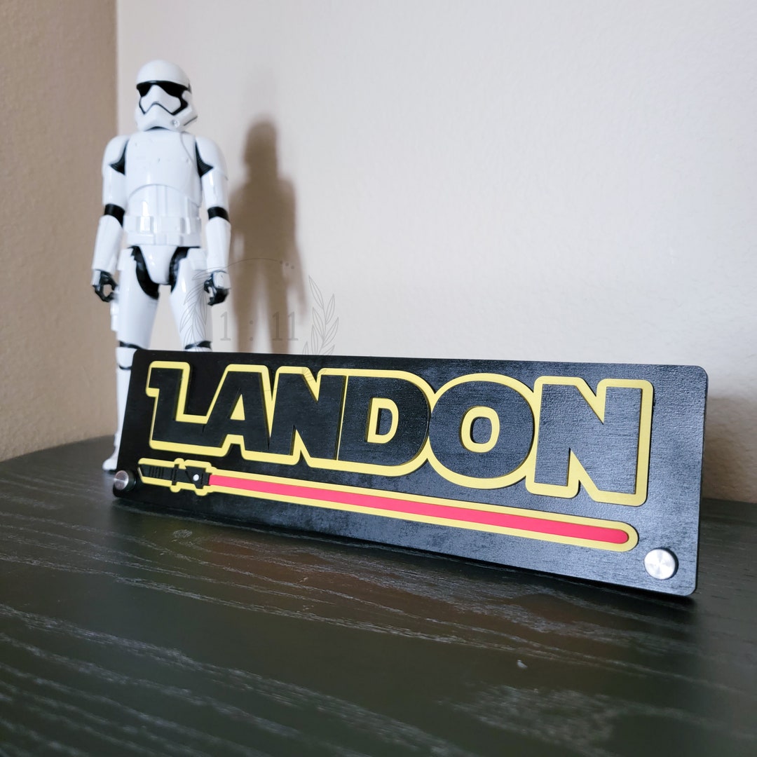 Custom SW Name Plate, Plaque, Desk Sign, Teacher, Office, Shelf Sitter ...