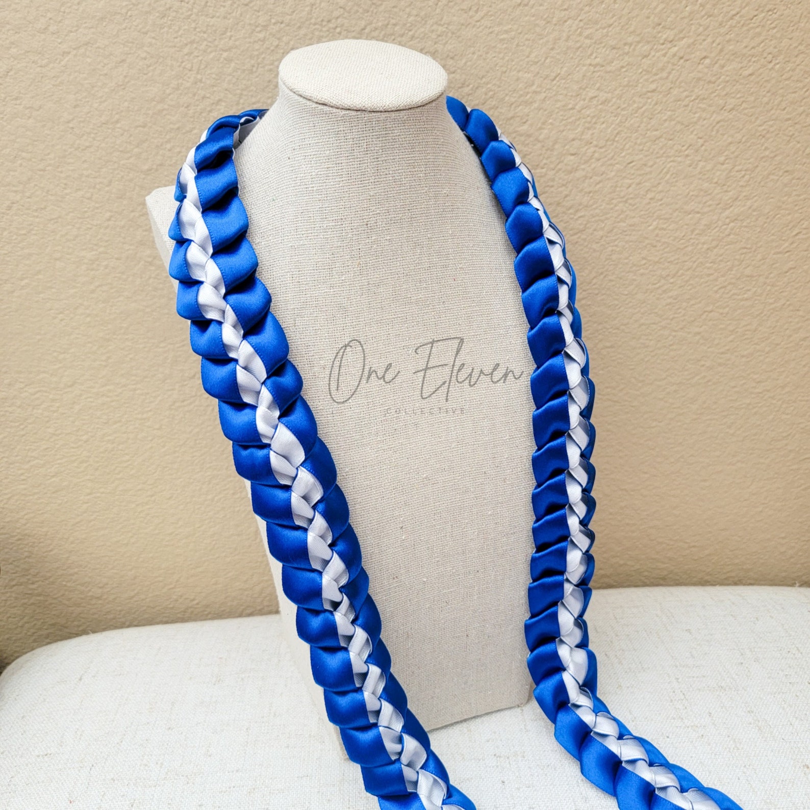 Satin Braided Lei, Ribbon Lei, Floral Lei, Graduation Lei, Grad Lei ...