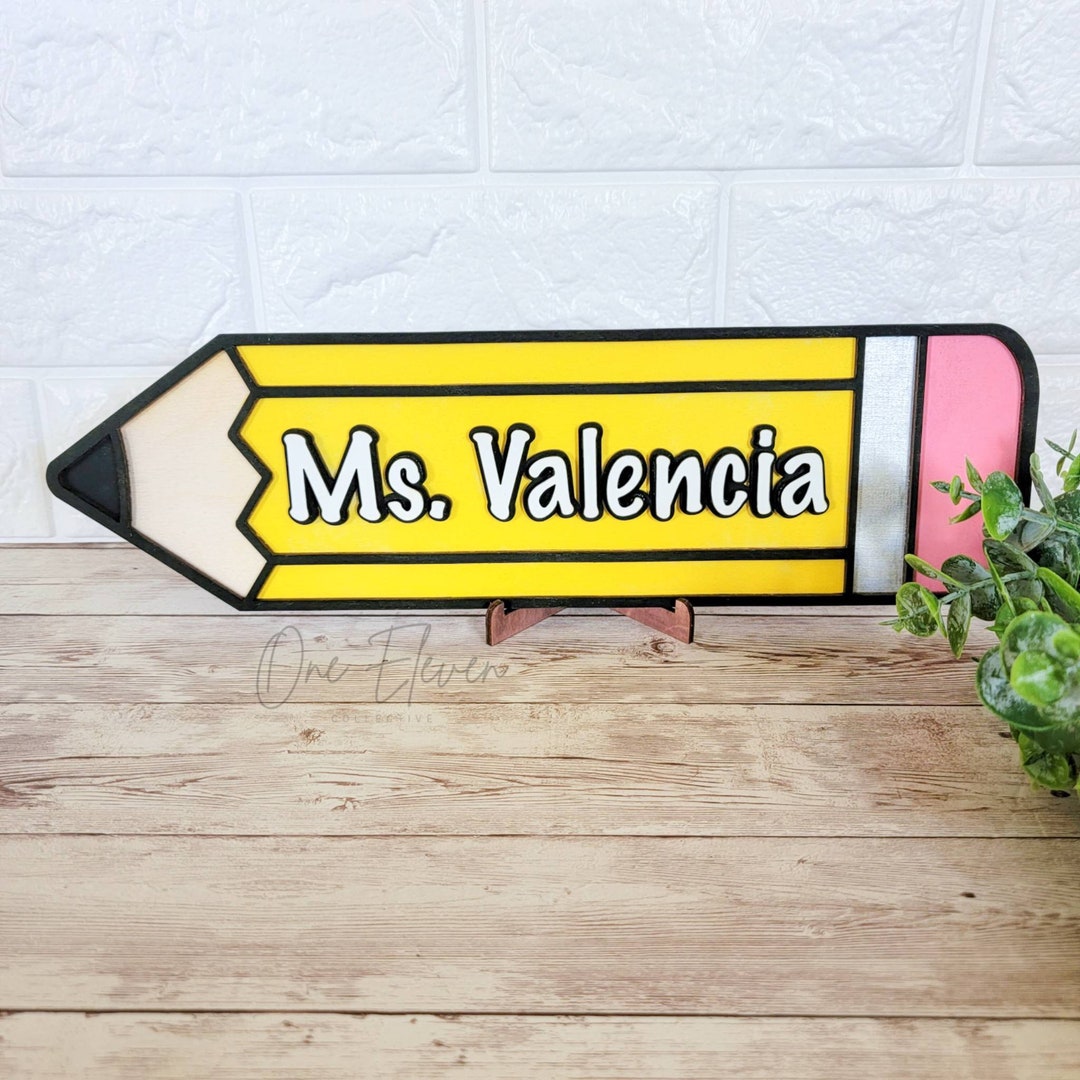 Desk Name Plate, for Teacher, Desk Sign, Door Sign, Teacher ...