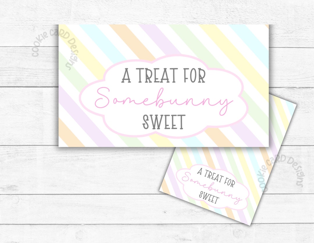 Easter Bag Toppers - Packaging - Printable Easter Cards 3.5" X 5" Mini ...
