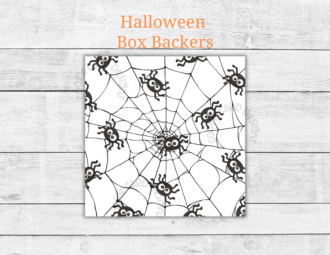 Halloween Cookie Box Backers Bundle - Printable Download - Box ...