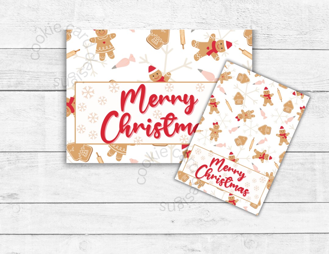 Merry Christmas Bag Topper - 3.5" X 5" Cookie/candy Cello Bag Topper ...