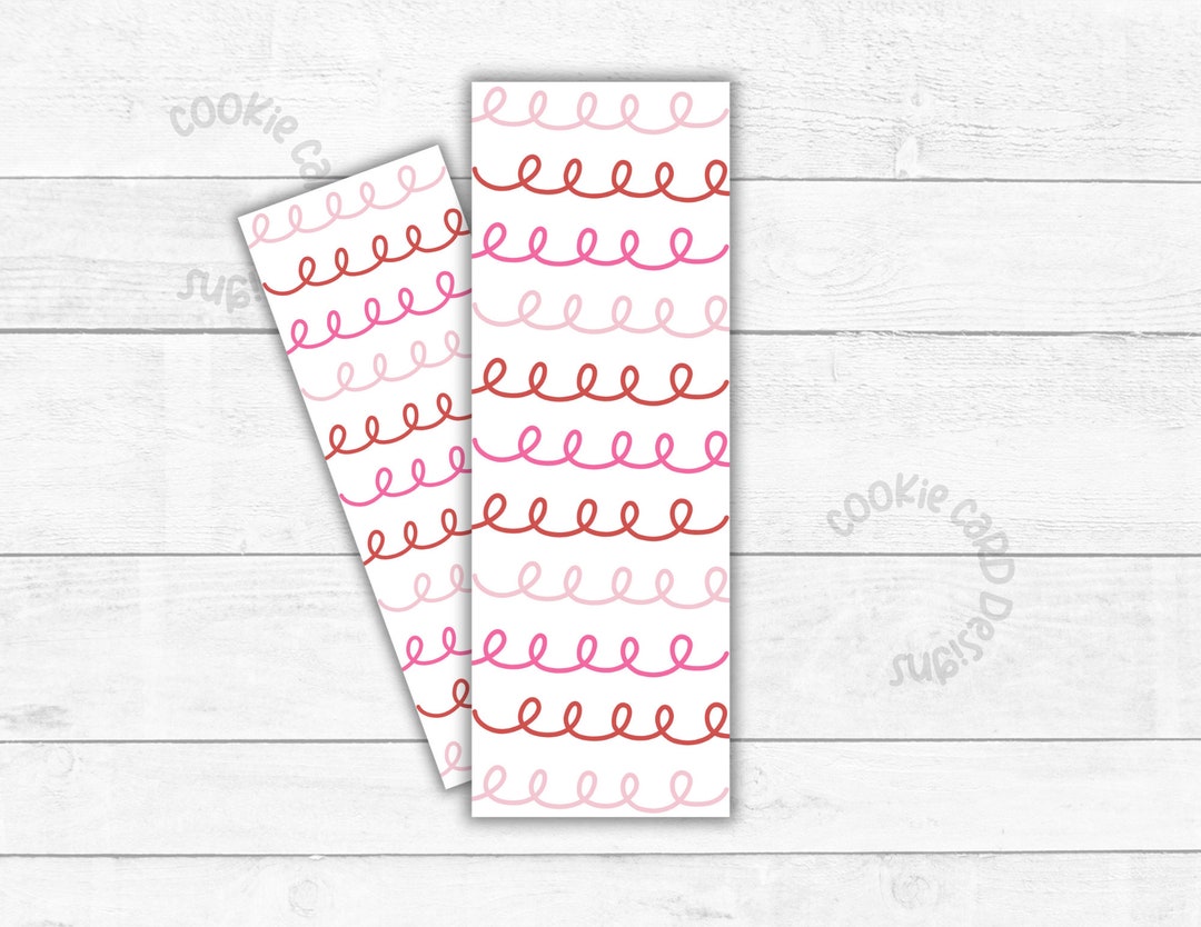 Long Box Backer 3.5" X 10" - Cookie Box Backers Printable Packaging ...
