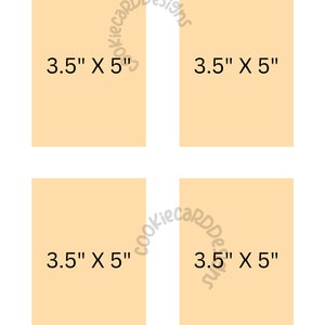 Christmas Cookie DIY Cookie Kit Instruction Cards 3.5 X 5 Instant ...