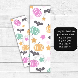 Long Cookie Box Backer Bundle Printable Download Packaging Insert for ...
