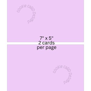 Box Backer 7" X 5" - Printable Valentine Cookie/candy/craft Packaging ...