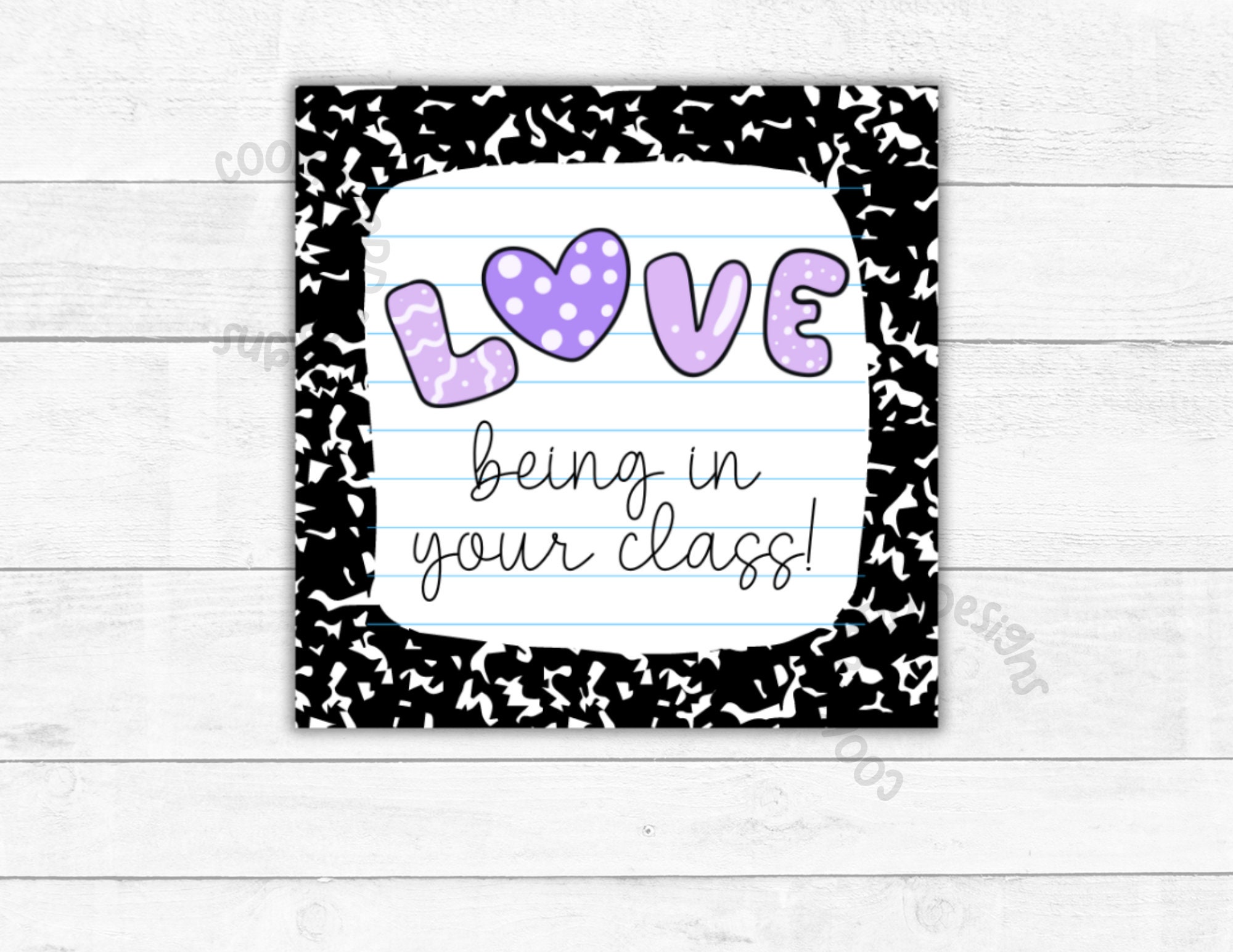 Teacher Gift Tags- Printable Label/sticker/gift/favor/card/tag - 2" & 2 ...