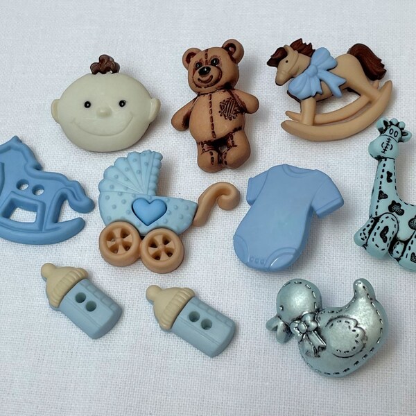 Baby Buttons - Etsy