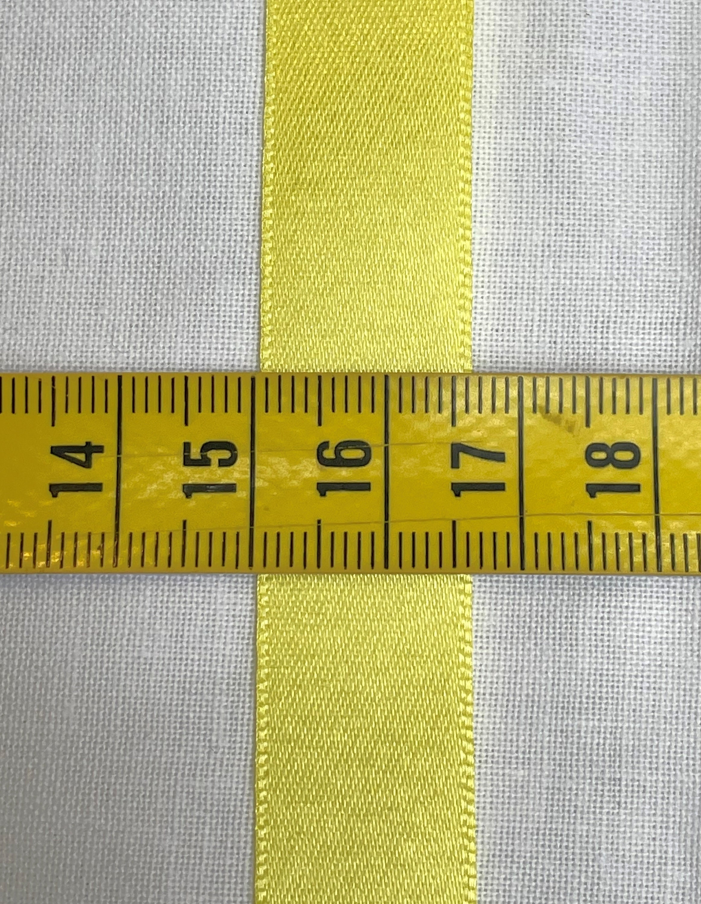 RIBBON LEMON YELLOW Double Satin Berisford Ribbon 50mm 35mm - Etsy