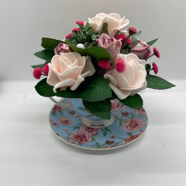 Teacup Arrangement - Etsy