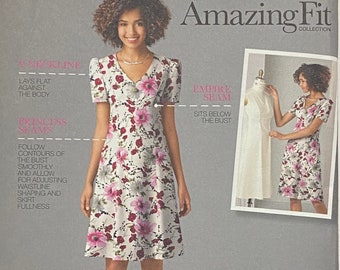 Misses' & Plus Size Amazing Fit Dresses Simplicity Sewing Pattern 2247 ...