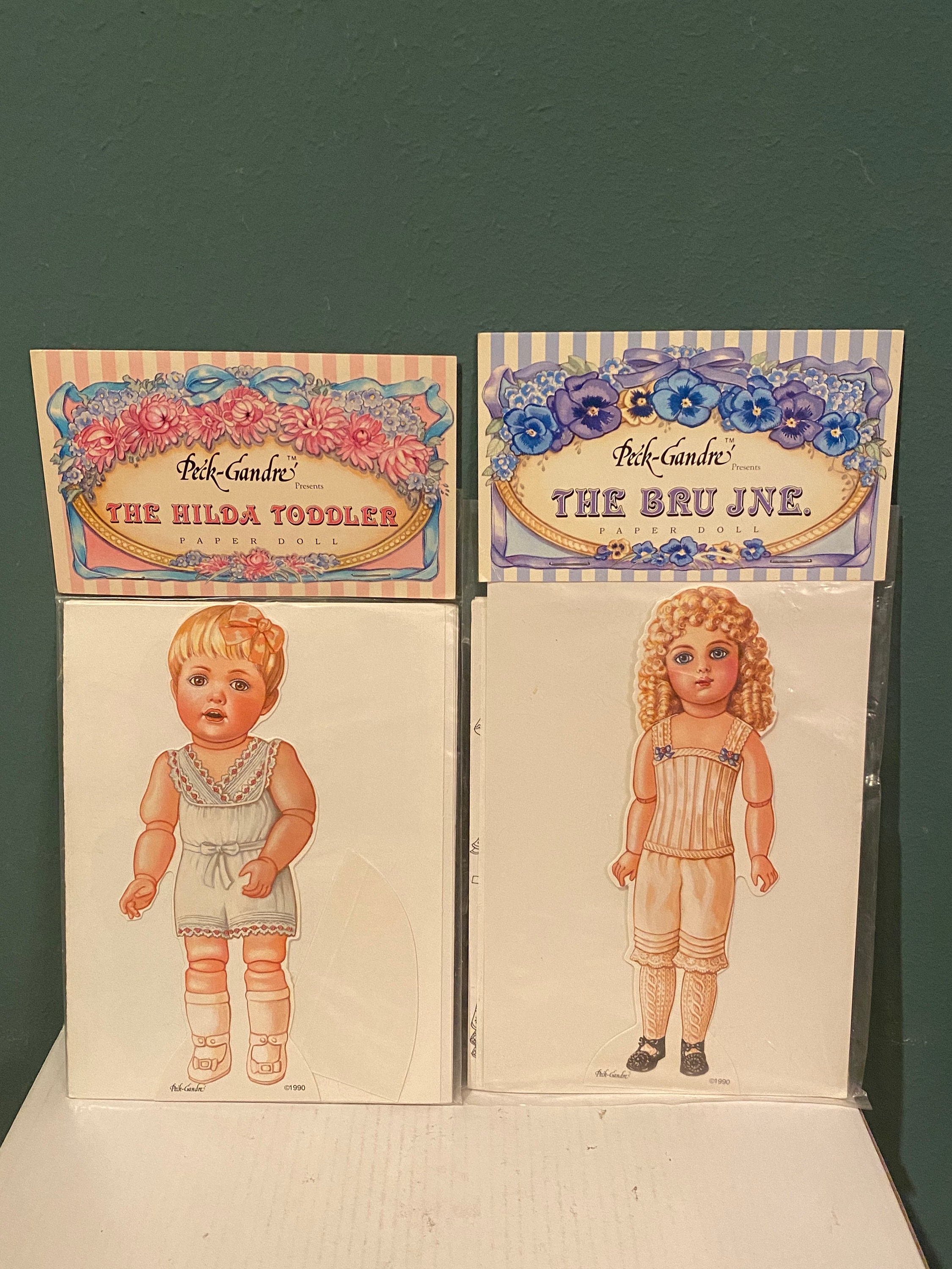 Vintage 2 Peck-gandre' French Paper Dolls & Fashions - New Old Stock - Etsy