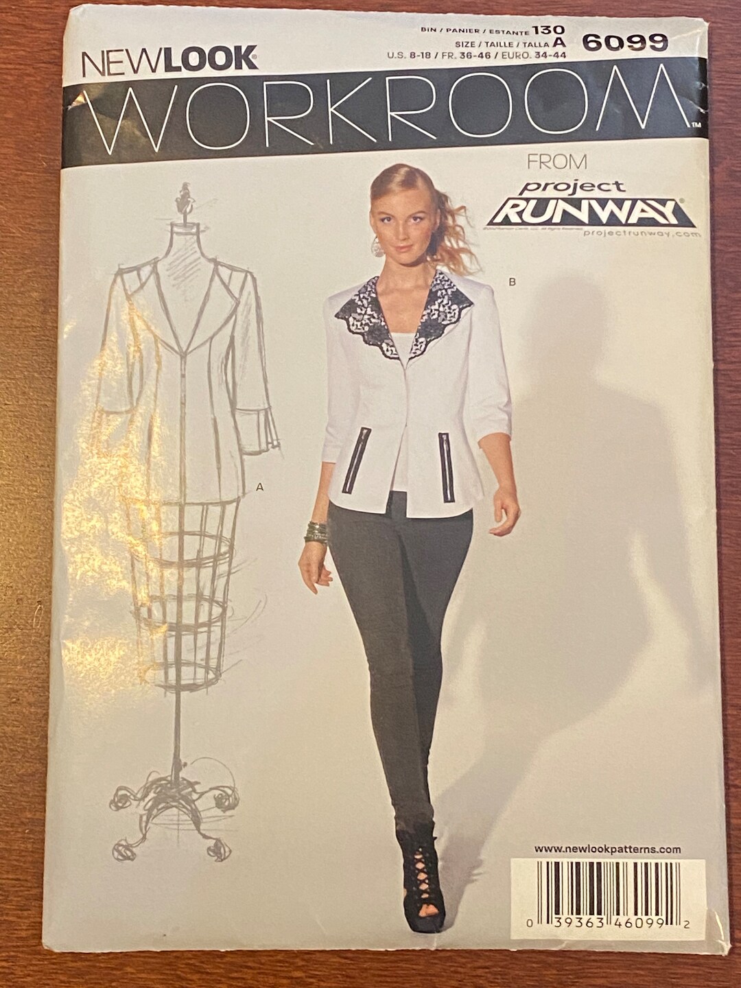 New Look 6099 Sewing Pattern Misses Jacket or Blazer, Sizes 8 to 18 ...