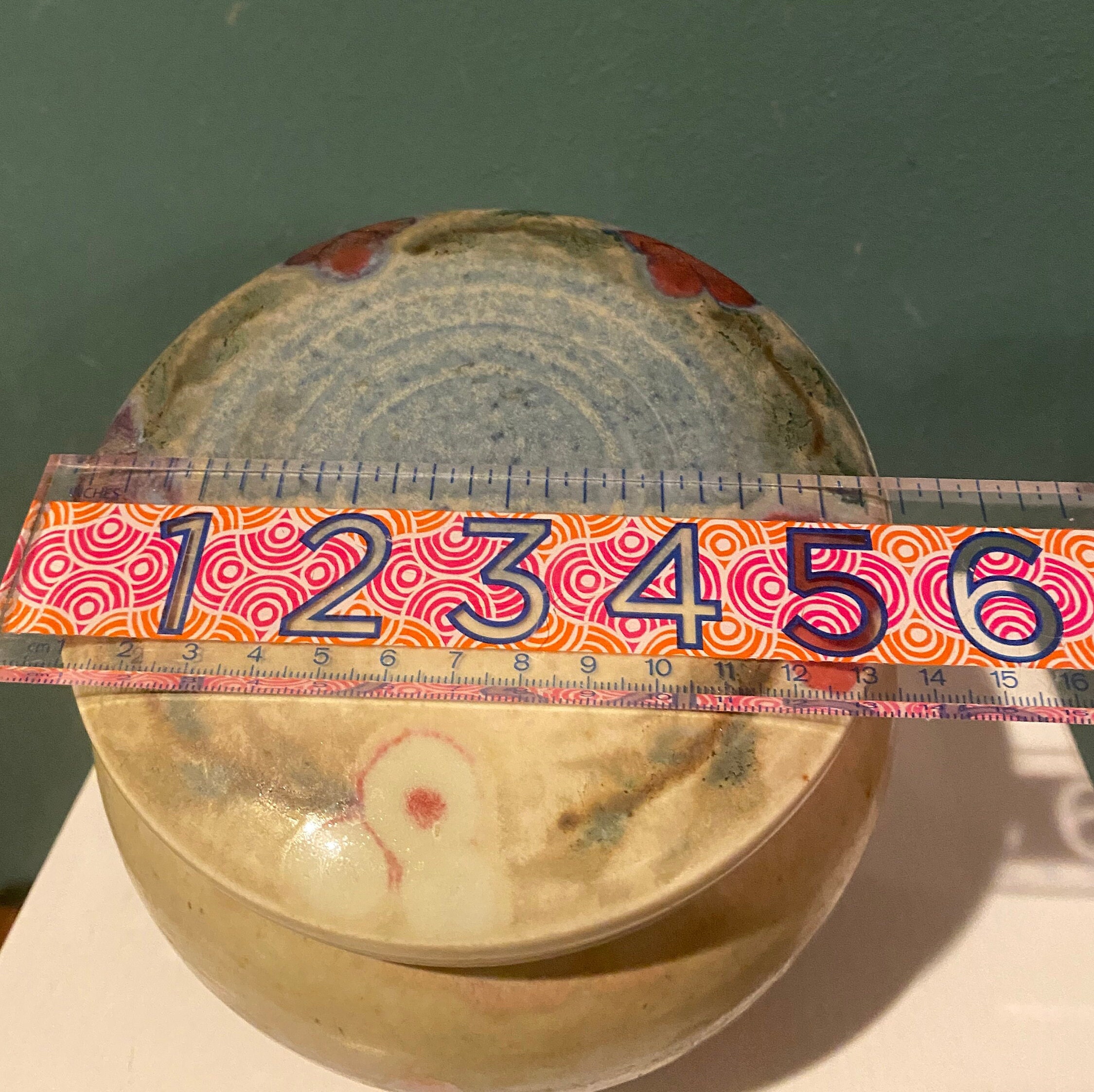 Studio Art Pottery Canister Jar Tilt Slant Lidded Signed Hand - Etsy