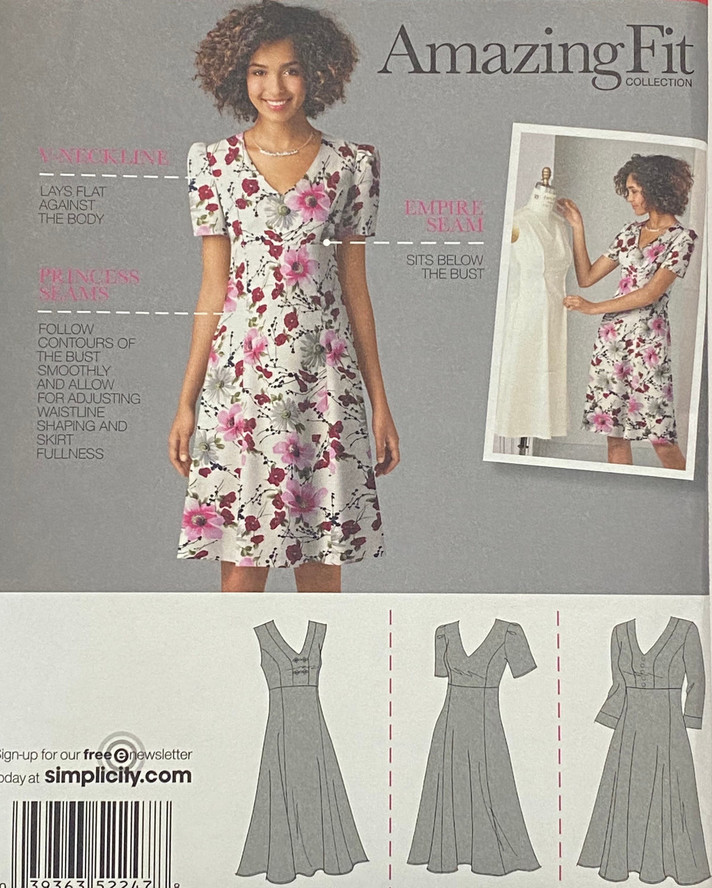 Simplicity 2247 Misses' Dress Sewing Pattern amazing Fit Collection ...