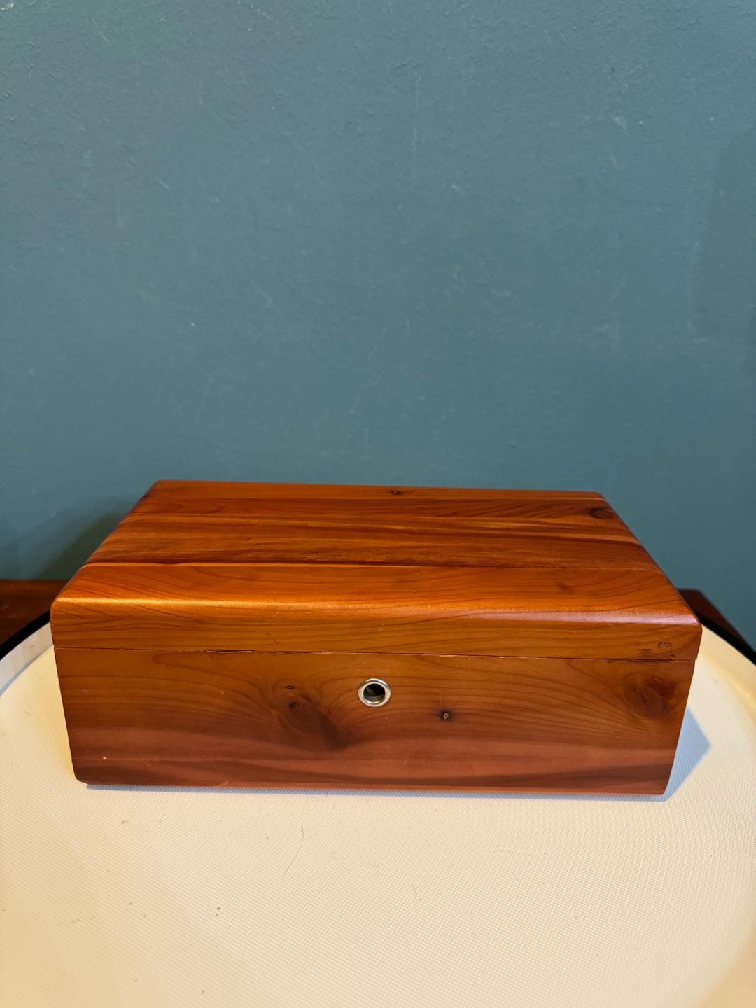 Vintage Mini Lane Cedar Chest / Wood Hinged Keepsake / Jewelry Box ...