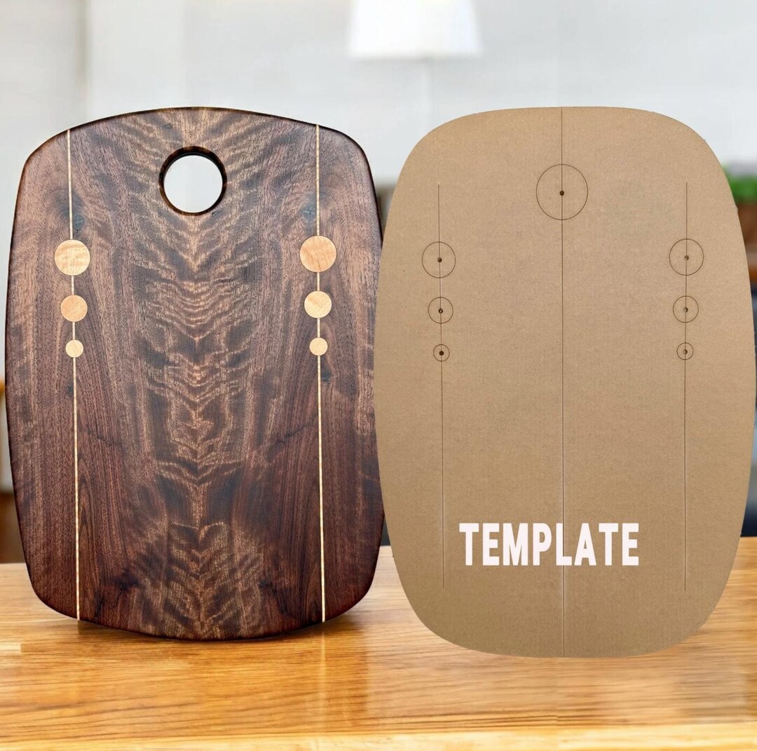 Skyler Ewing’s Fancy Cutting Board Acrylic Router Template - Etsy