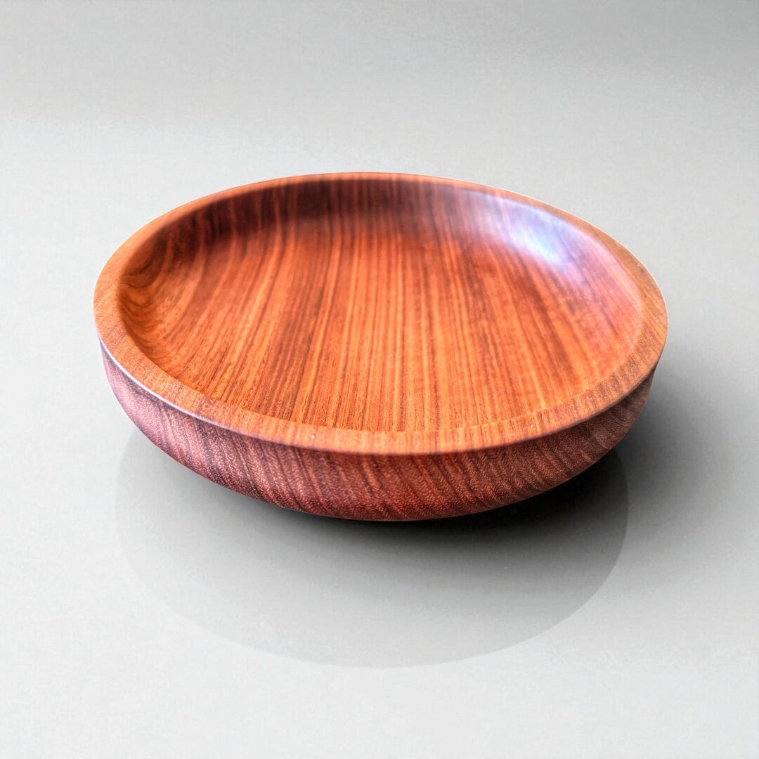 Hand Turned Etimoe Wood Bowl: Food Safe Carnauba Finish - Etsy