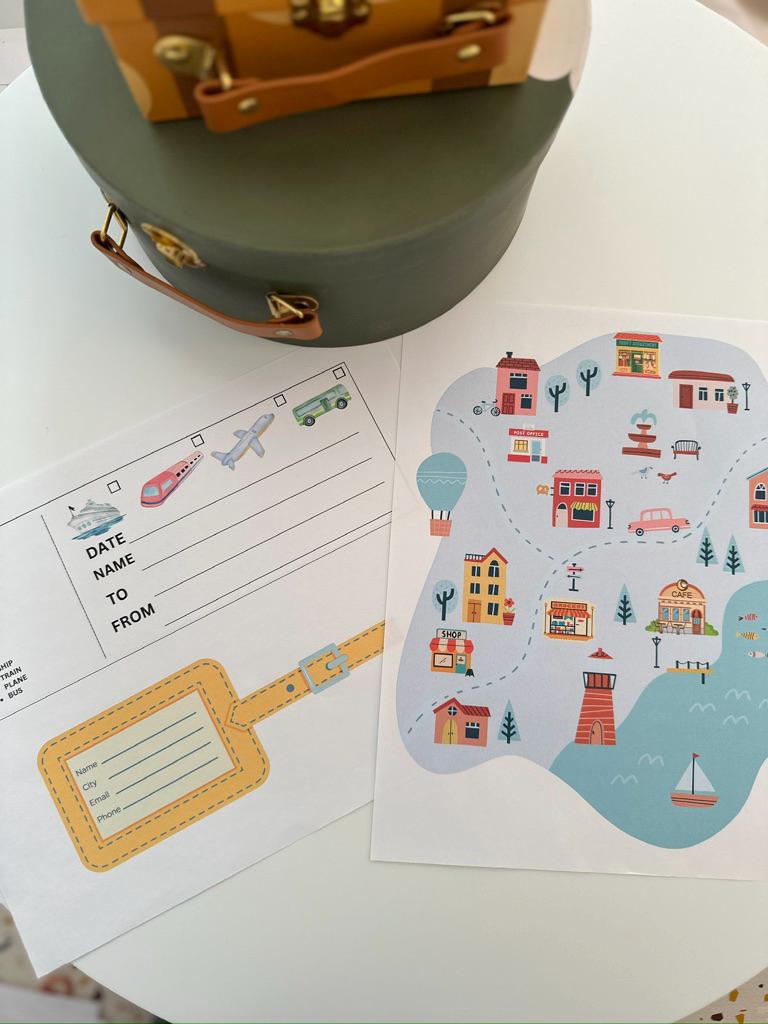Travel Pretend Play Printable - Etsy