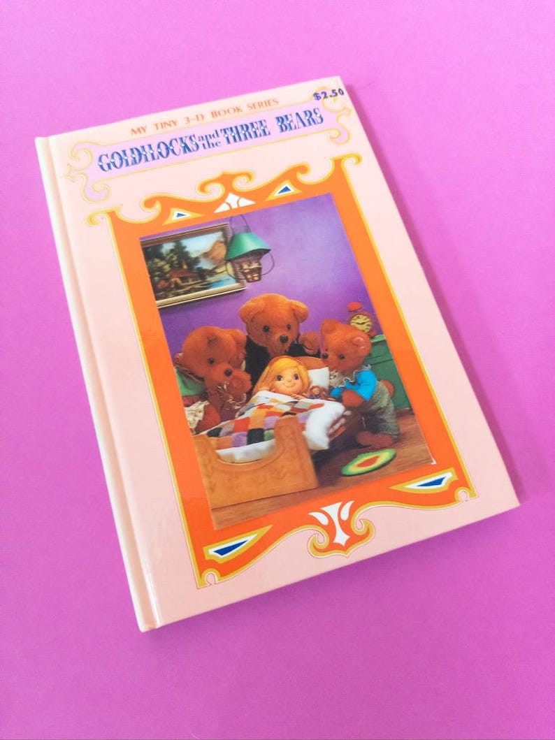 Goldilocks and the Three Bears / My Tiny 3D Book Series - Etsy