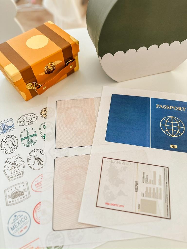 Travel Pretend Play Printable - Etsy