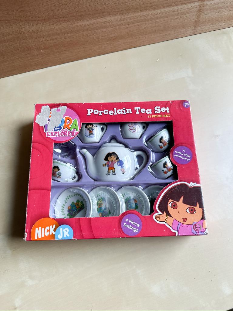 Y2K Dora Porcelain Tea Set - Etsy