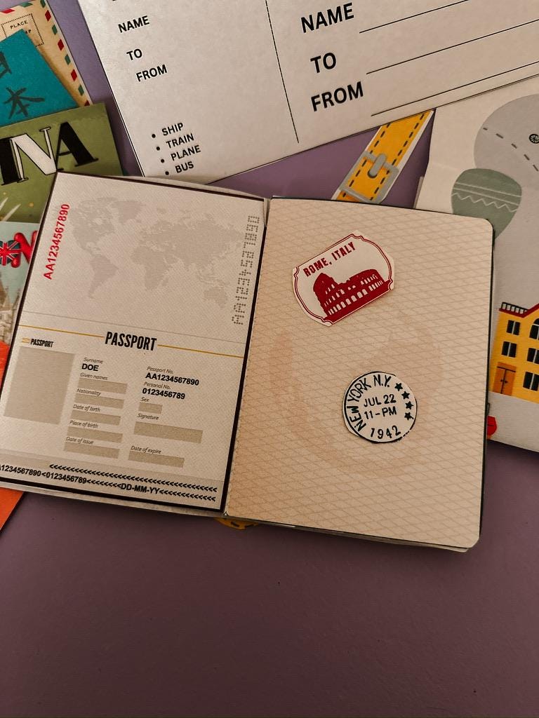 Travel Pretend Play Printable - Etsy